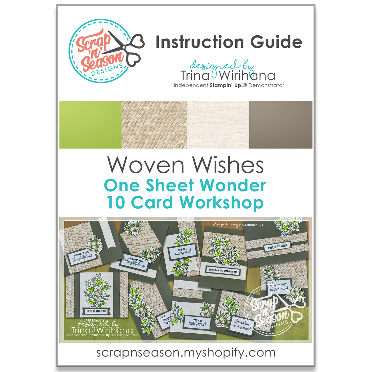 DL Woven Wishes 10 Card Workshop – Scrap'n'Season