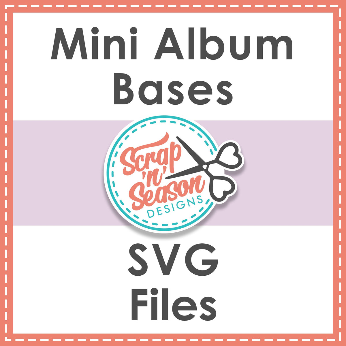 Digital Library Mini Album Bases - SVG – Scrap'n'Season