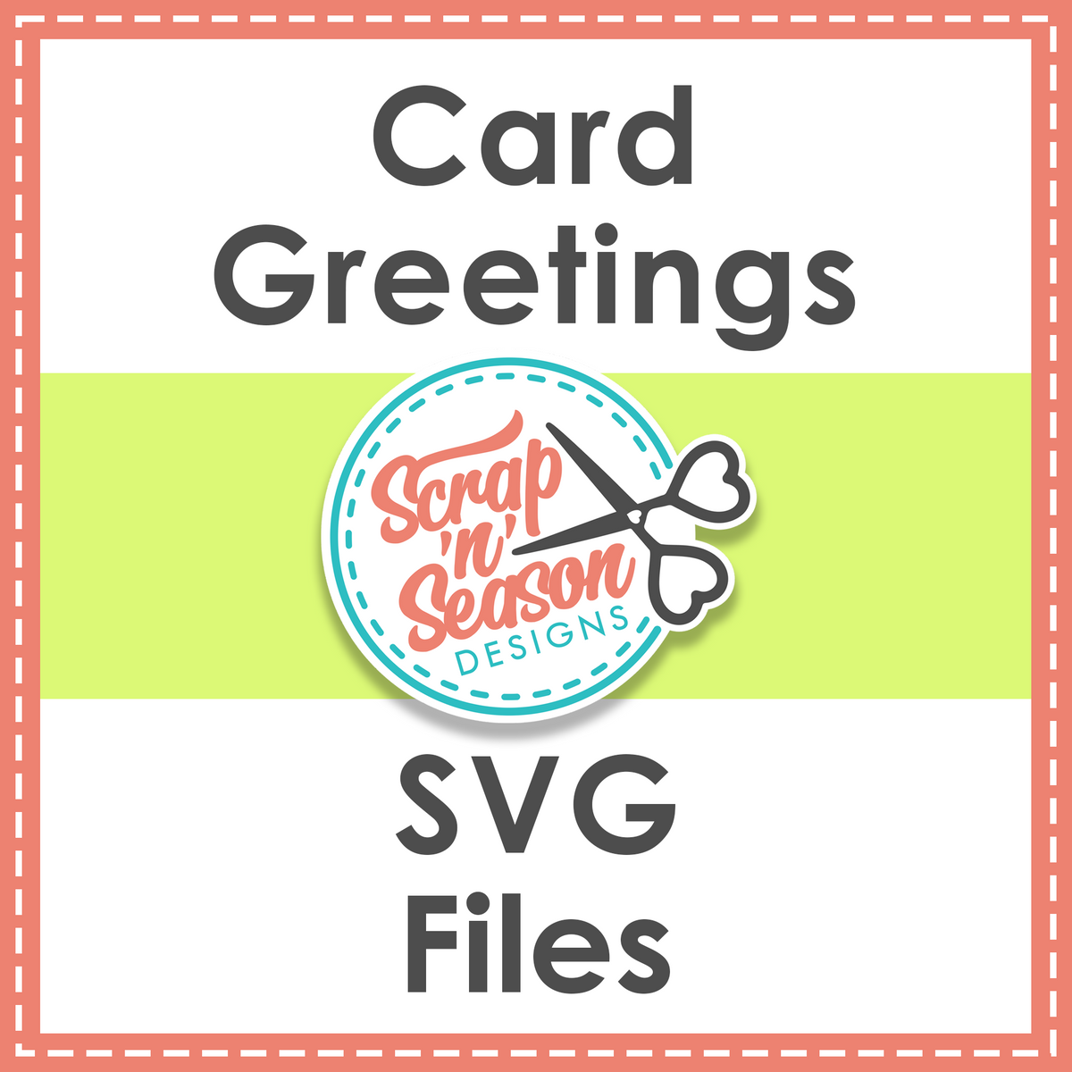 Digital Library Card Greetings - SVG Files – Scrap'n'Season