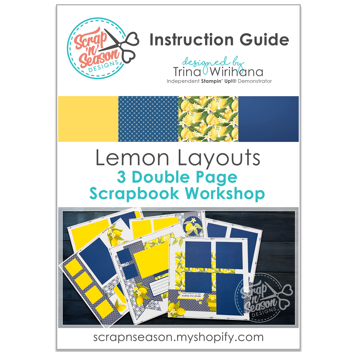 Scrapbook Workshop - Lemon Layouts – Scrap'n'Season